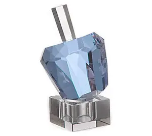 COPA JUDAICA Dreidel Crystal Diamond Solitaire Blue - One-color