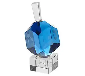 COPA JUDAICA Dreidel Crystal Nugget Blue - One-color