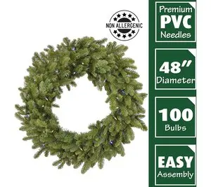 FRASER HILL FARM 48' Grandland Holiday Wreath