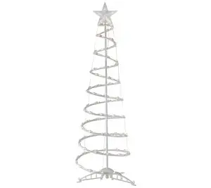 NORTHLIGHT Norhtlight 4' Lighted Spiral Cone Tree Outdoor Coration - One-color