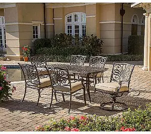 HANOVER Traditions 7-piece Outdoor Dining Set