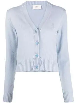 Ami Paris Fine Knit Cardigans For Women