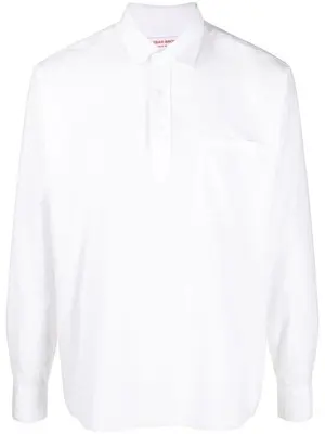 Orlebar Brown Shanklin Long-sleeve Polo Shirt - White
