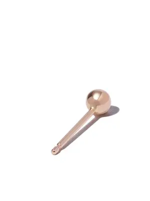 MARIA TASH 14kt Rose Ball Single Stud Earring