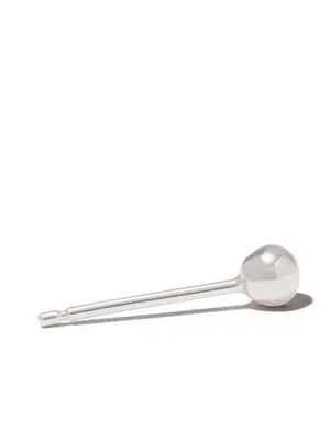 MARIA TASH 14kt White Ball Single Stud Earring