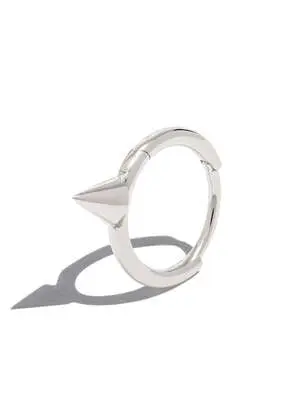 MARIA TASH 18kt White Short Spike Single Earring