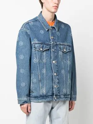 Martine Rose Motif-print Denim Jacket