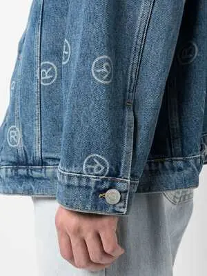 Martine Rose Motif-print Denim Jacket