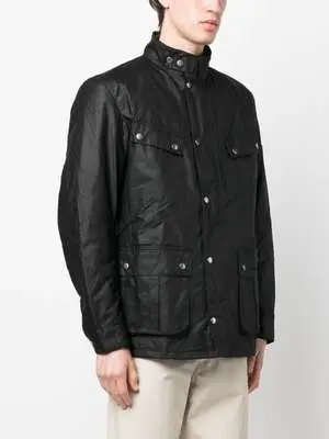 BARBOUR INTERNATIONAL Duke Cotton Wax Jacket - Black