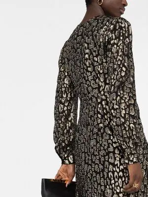 Michael Kors Leopard Jacquard Mini Dress