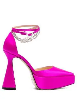 Mach & Mach Pointed Platform Pumps - Pink