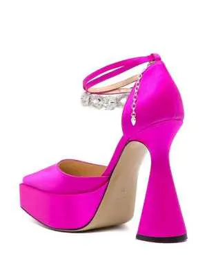 Mach & Mach Pointed Platform Pumps - Pink