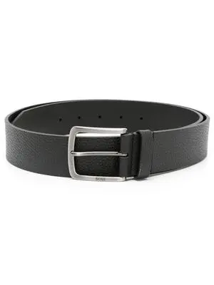 BOSS Logo Buckle Belt - Black