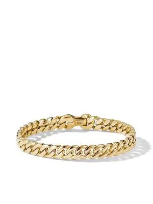 David Yurman 18kt Yellow Curb Chain Bracelet - Gold
