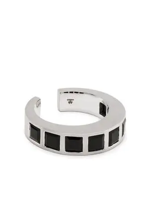 Tom Wood Arch Square Onyx Ring - Silver