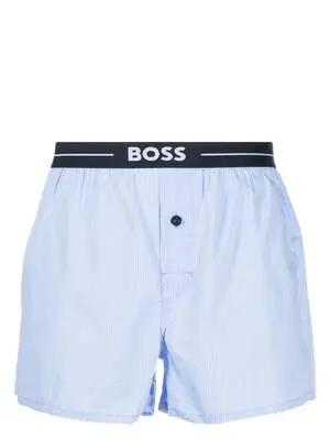 BOSS Two-pack Cotton Boxer Shorts - Blue