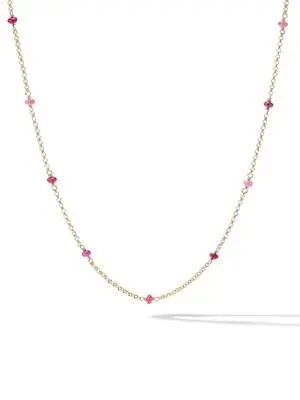 David Yurman 18kt Yellow Ruby Necklace - Gold
