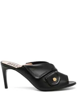 Moschino Heeled Leather Sandals