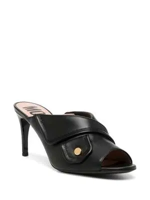Moschino Heeled Leather Sandals