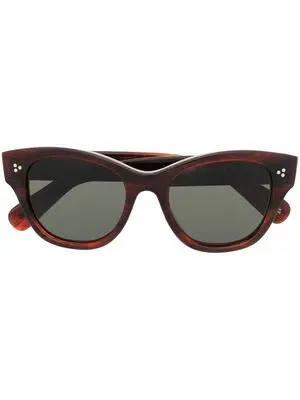 Oliver Spencer Eadie Cat-eye Sunglasses - Brown
