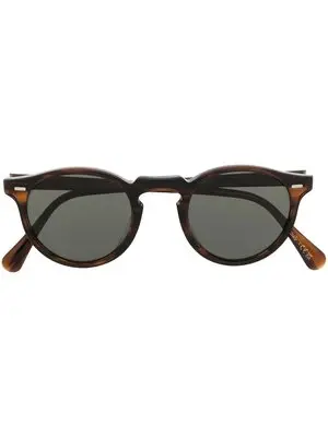 Oliver Spencer Gregory Round-frame Sunglasses