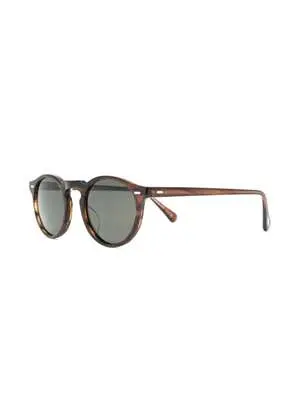 Oliver Spencer Gregory Round-frame Sunglasses