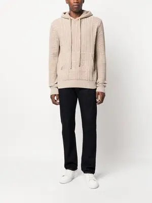 Emporio Armani Logo-patch Slim-cut Jeans