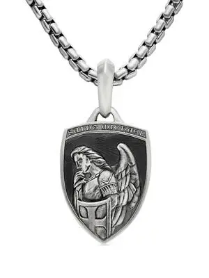 David Yurman Sterling St. Michael Amulet - Silver