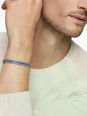 David Yurman Sterling Woven Box Chain Bracelet - Silver