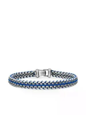 David Yurman Sterling Woven Box Chain Bracelet - Silver