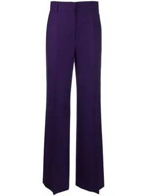 Alberta Ferretti High-waisted Tailored Trousers