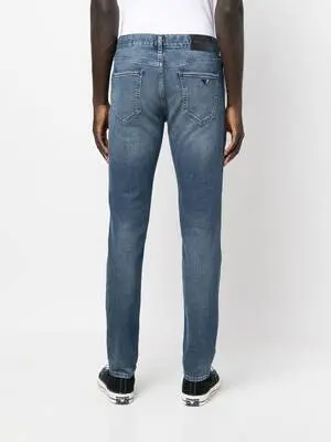 Emporio Armani Slim-cut Stonewashed Jeans