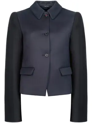MAISON MARGIELA Spliced Double-breasted Wool Blazer