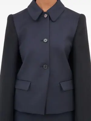 MAISON MARGIELA Spliced Double-breasted Wool Blazer
