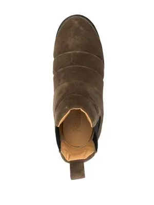 Nanushka Quilted Chelsea Boots - Brown