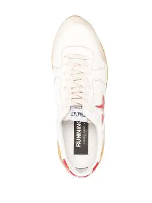 GOLDEN GOOSE Running Sole Leather Trainers - White