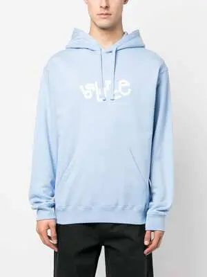 OBJECTS IV LIFE Balance Graphic-print Hoodie - Blue