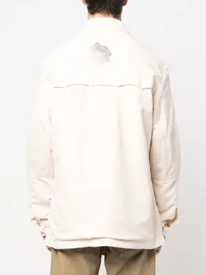 OBJECTS IV LIFE Logo-patch Shirt Jacket - Pink