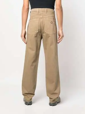 OBJECTS IV LIFE Buckle-detail Straight-leg Jeans - Neutrals