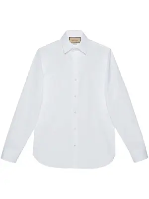 Gucci Poplin Long-sleeve Shirt