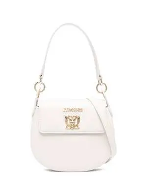 Moschino Mini Logo-plaque Shoulder Bag - White