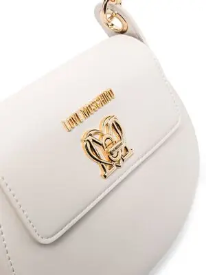 Moschino Logo Plaque Shoulder Bag