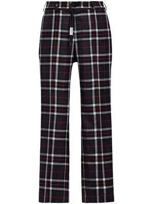 Marni Checked Wide-leg Trousers