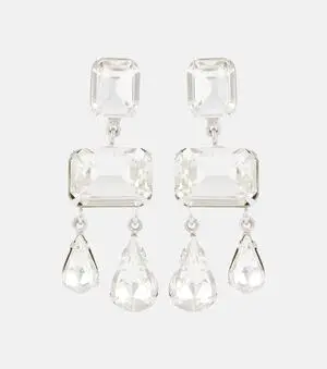 JENNIFER BEHR Lucille Embellished Earrings - Silver