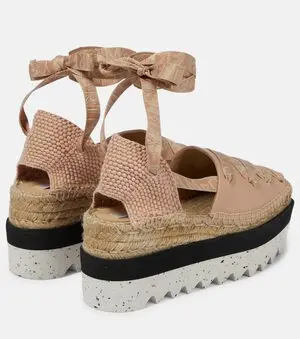 Stella McCartney Gaia Platform Espadrilles - Pink