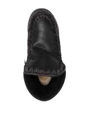Mou Crochet Stitch-trim Sneakers