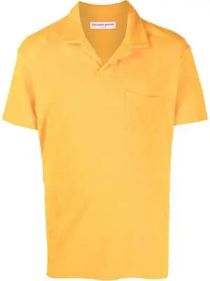 Orlebar Brown Solid-color Polo Shirt - Orange