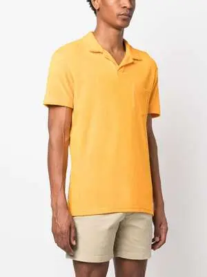 Orlebar Brown Solid-color Polo Shirt - Orange