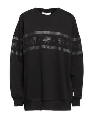CHIARA FERRAGNI Sweatshirt Size Cotton, Elastane - Black