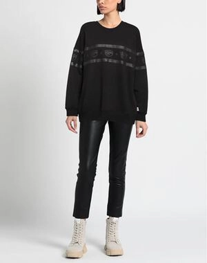 CHIARA FERRAGNI Cotton Sweatshirt - Black